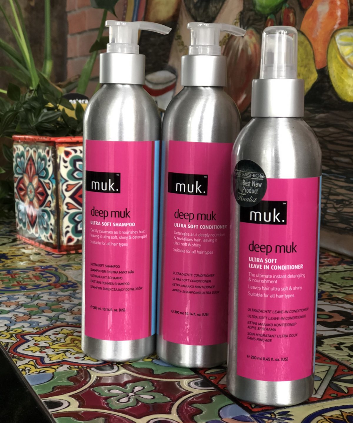 Muk Deep Muk Ultra Soft 3-Piece Hair Care Set | White Ivy Hair Studio