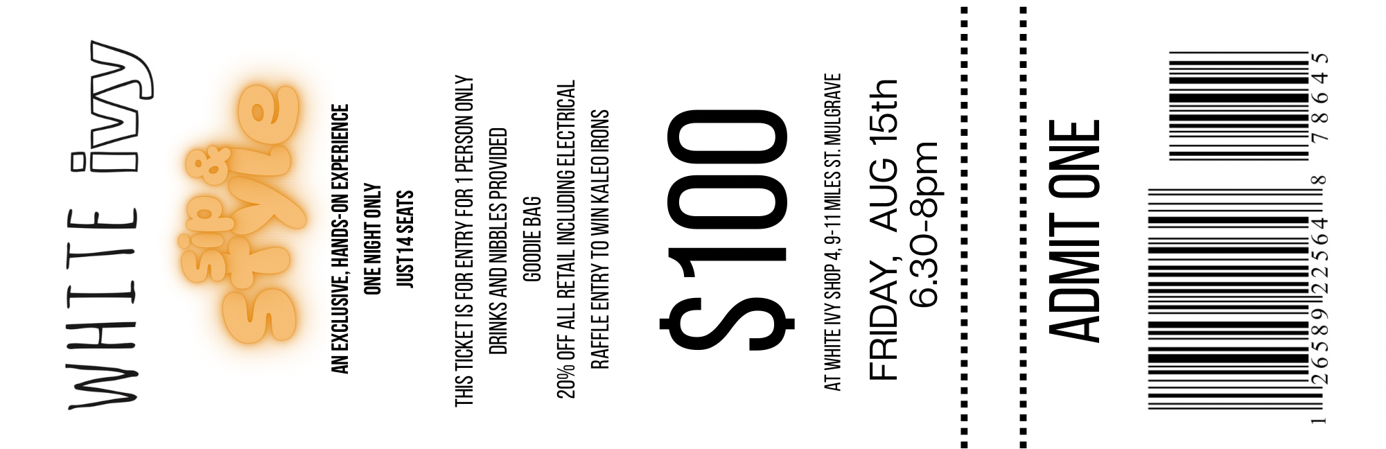 White Ivy Sip & Style Ticket Interactive Hair Styling Event | White Ivy ...